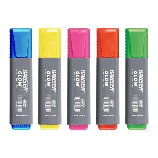 Hauser Glow Highlighter Assorted pack of 5 – Grey.com.np
